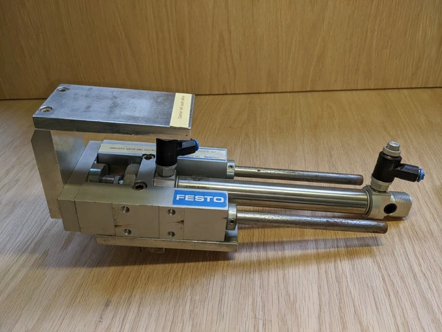 FESTO FEN-25-0010-KF LINEAR Guide with Festo 19240 DSNU-20-125-PPV-A ...