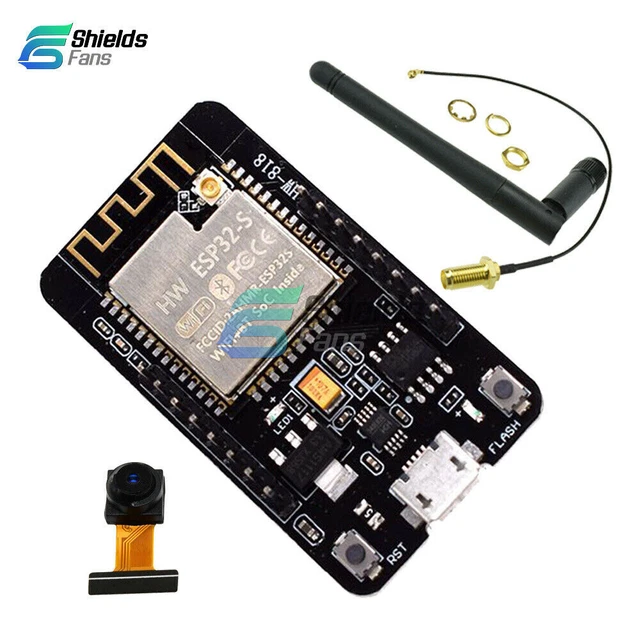 ESP32-CAM-INTEGRATED CH340 OV2640 Camera WIFI Bluetooth Development ...