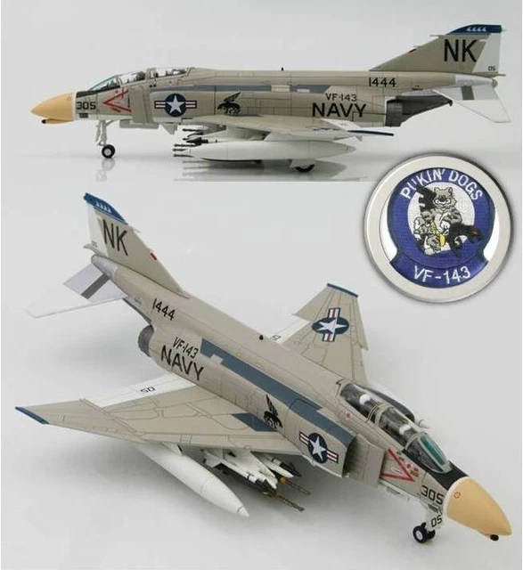 HOBBY MASTER 1/72 HA1969 F-4 Phantom II USN VF-143 Pukin Dogs USS Constellation EUR 271,24 ...