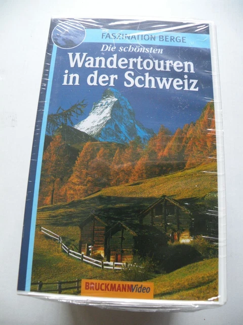 VHS VIDEO SAMMLUNG Faszination Berge Die schönsten Wandertouren in der Schweiz EUR 1,00 ...