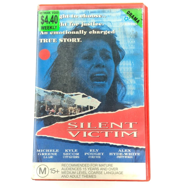 SILENT VICTIM - Michelle Greene, Kyle Secor - Big Box VHS Tape Ex ...
