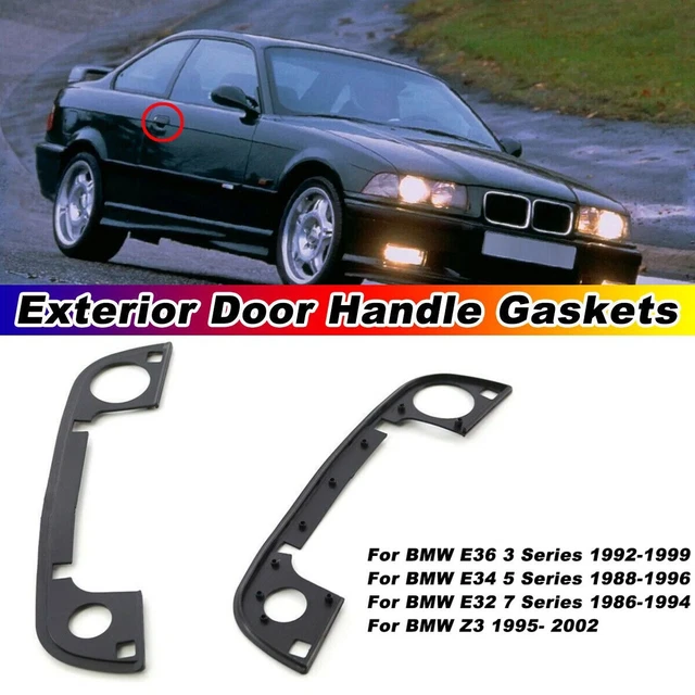 2/4 X DOOR Handle Gasket Rubber Seals Rubber for BMW 3 5 7 Series E36 ...