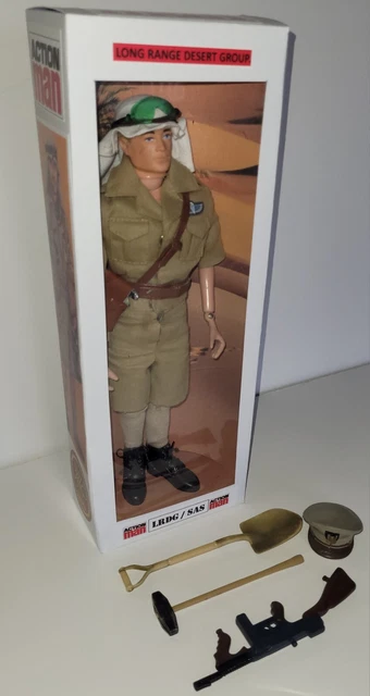 VINTAGE ACTION MAN SAS LRDG Custom Kitbash + Box + accessories Joblot £ ...