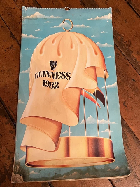 VINTAGE GUINNESS CALENDAR 1982 £10.00 - PicClick UK
