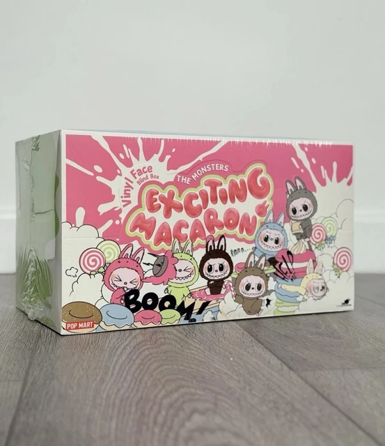 POPMART LABUBU THE Monsters Exciting Macaron Plush Box Full Set - New ...
