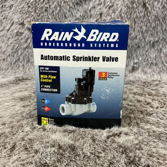 RAIN BIRD UNDERGROUND Systems Automatic Sprinkler Valve CPF-100 New In ...