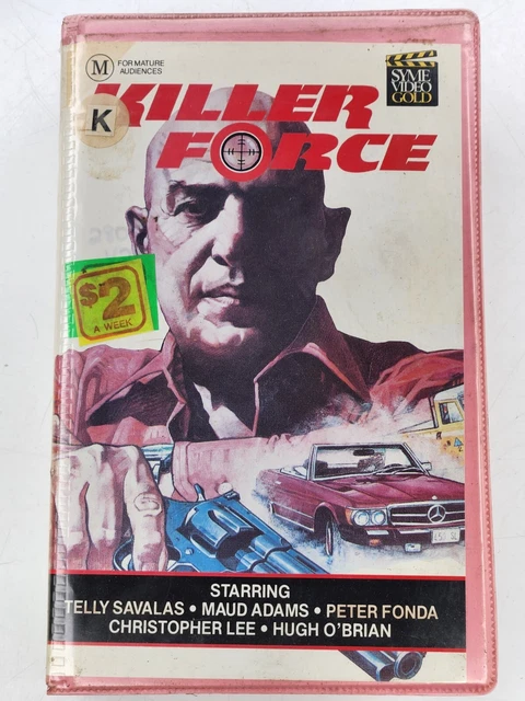 KILLER FORCE BIG Box Ex Rental VHS Tape PAL $25.00 - PicClick AU