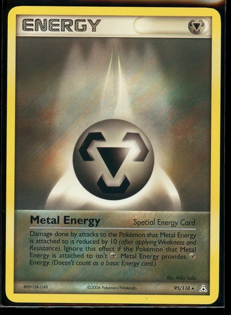 POKEMON CARD METAL Energy Ex Holon Phantoms 95/110 Non-Holo Rare - NM ...
