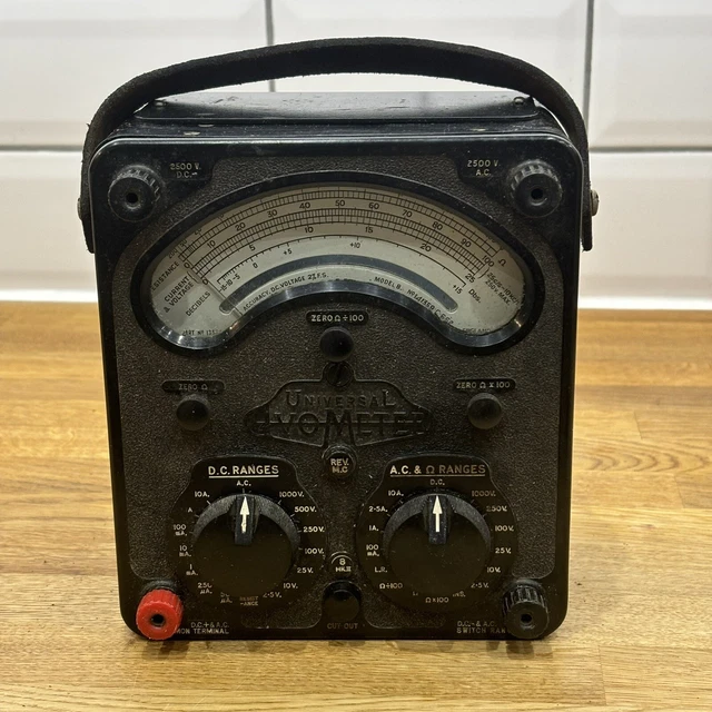 VINTAGE AVO AVOMETER Model 8 Mk II Multi-Meter with original strap ...