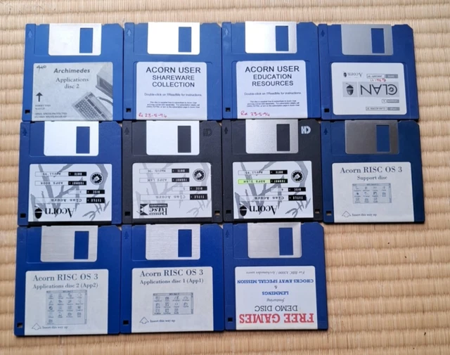 ACORN ARCHIMEDES RISC OS Floppy Disks £1.16 - PicClick UK