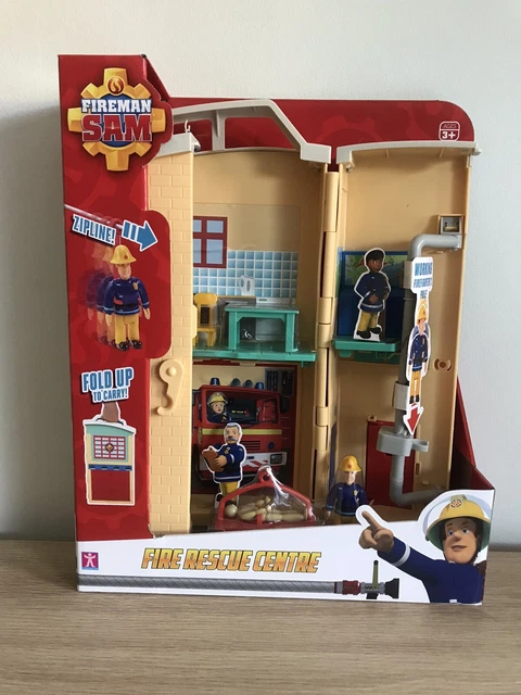 FIREMAN SAM FIRE Rescue Centre Center Playset Toy Action Figure ...