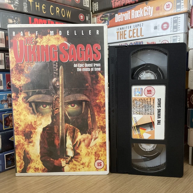 THE VIKING SAGAS - Big Box Ex-rental VHS - Ralf Moeller - EV £2.99 ...