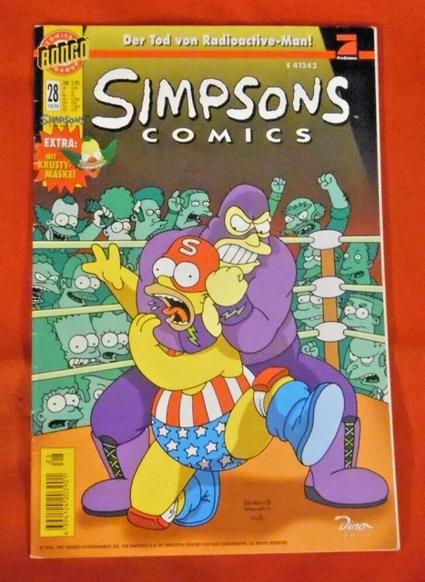 SIMPSONS COMICS 28 , Dino Comics , 1999 , Z 1- , 1. Auflage EUR 3,99 - PicClick DE