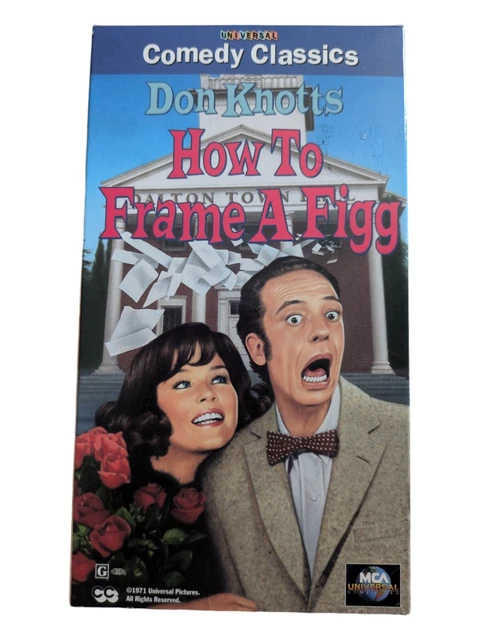 HOW TO FRAME a Figg (VHS. 1971) Don Knotts, Joe Flynn, Edward Andrews £ ...