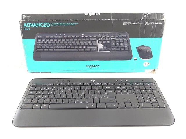LOGITECH MK540 ADVANCED Keyboard QWERTY Spanish Keyboard Layout NO ...