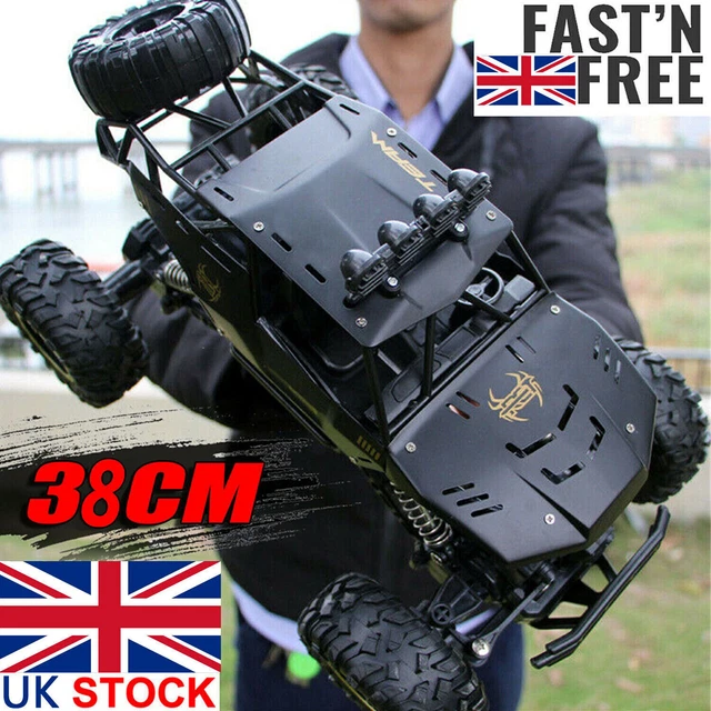 XL LARGE REMOTE Control RC Cars Big Wheel Car Monster Truck 4WD Kid Toy ...