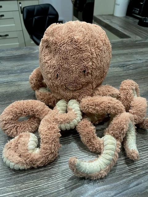 JELLYCAT ODELL OCTOPUS Large Pink 49cm Collectible Soft Toy Jelly Cat £ ...