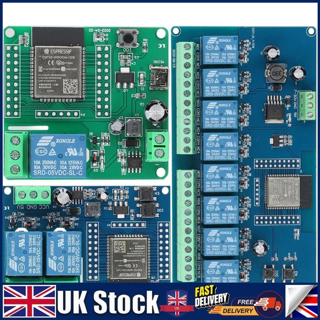 Esp32 Power Supply Module Dc 5 30 60v Esp32 Wifi Bt Ble Relay Module Convenient £9 49 Picclick Uk