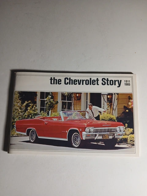VINTAGE 1911-1965 THE Chevrolet Story Chevy History GM Sales Brochure ...