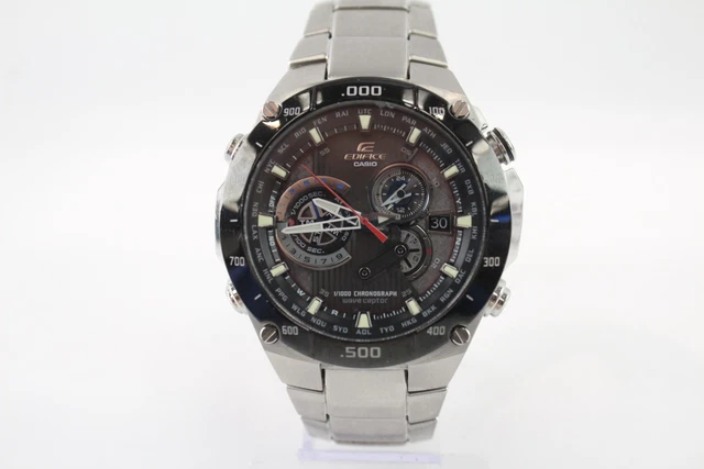 CASIO EDIFICE WAVE Ceptor Tough Solar Chronograph Watch Quartz Untested ...