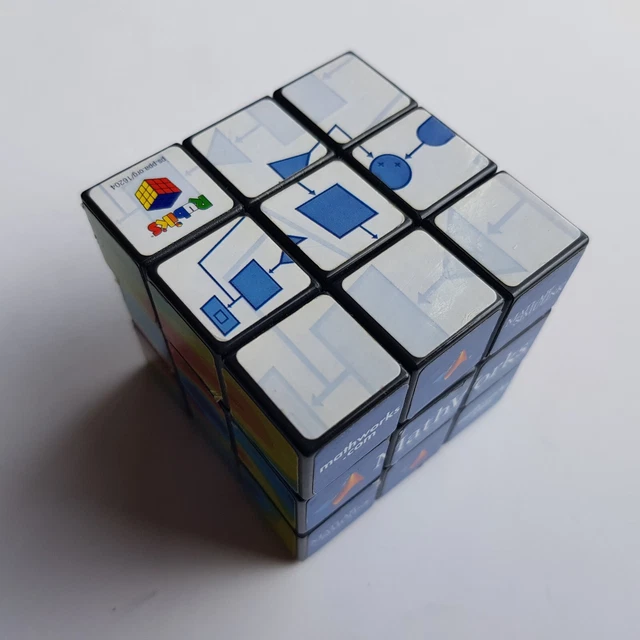 RUBIKS CUBE MATHWORKS advertising 16204 Metlab Simulink original puzzle ...