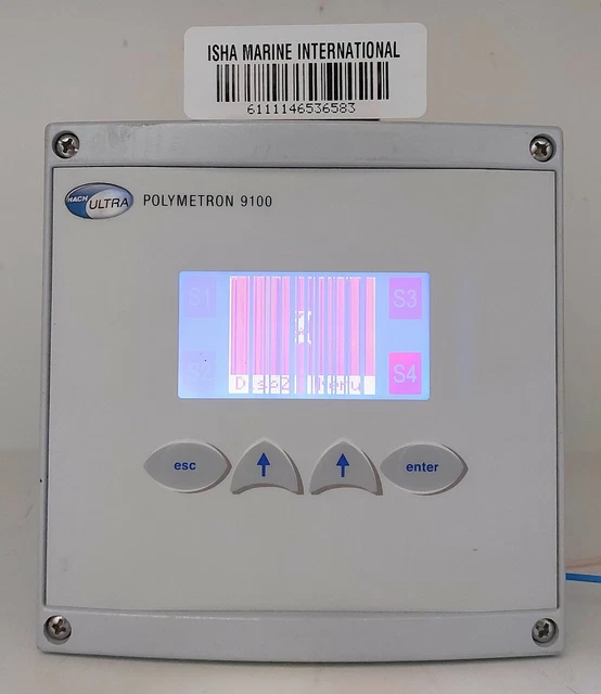 HACH ULTRA POLYMETRON 9100 Analyzer 9125 Conductivity Transmitter ...