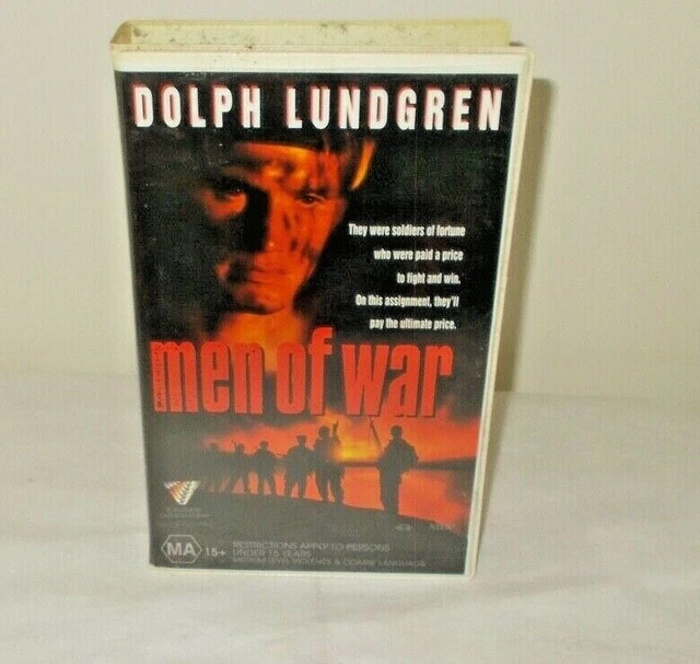 MEN OF WAR / Playmaker VHS Big Box EPreview tape timecode Dolph ...