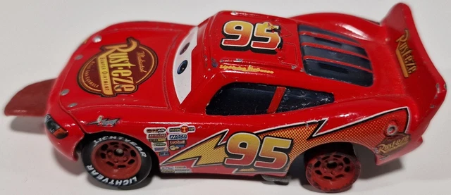 DISNEY PIXAR CARS Lightning McQueen Finish Line Tongue Out 1 :55 ...