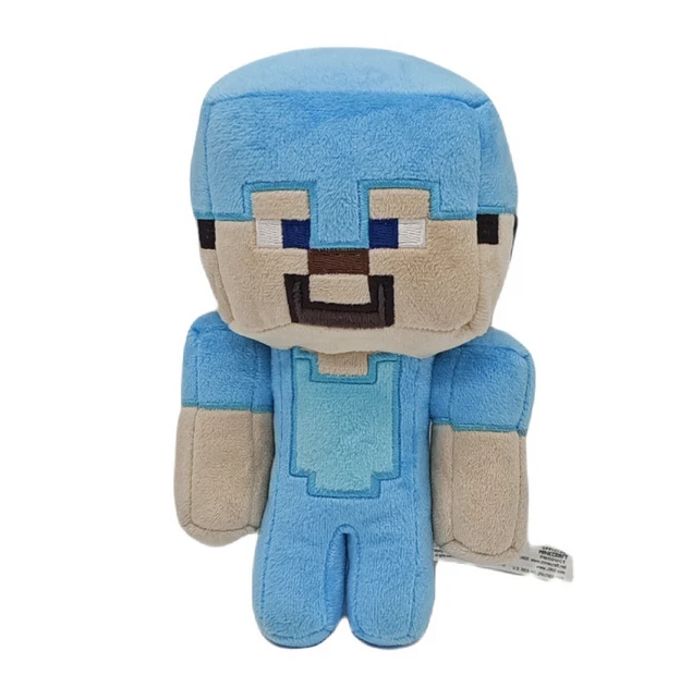 18CM BLUE STEV Minecraft Plush Stuffed Animal Doll Soft Plush Toys Kids ...