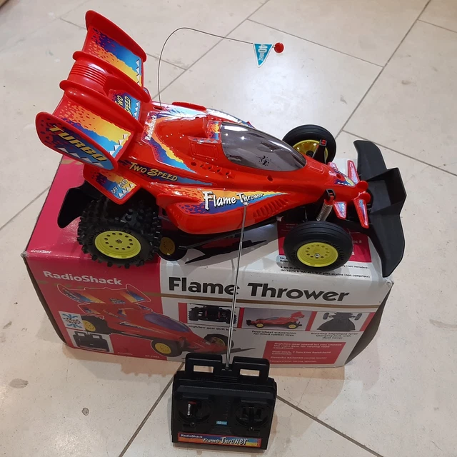 RADIO SHACK FLAMETHROWER Remote Control Car Vintage 90s - Boxed £1.16 ...