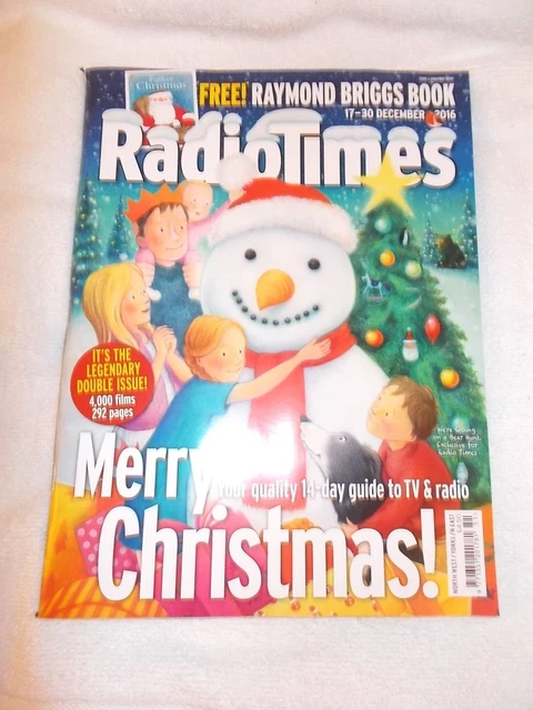 RADIO TIMES MAGAZINE 17th December 2016 The Christmas Issue Raymond ...