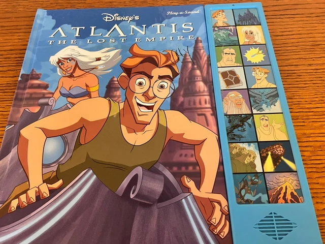 DISNEY ATLANTIS - The Lost Empire Book Play-a-Sound 2001 Vintage ...