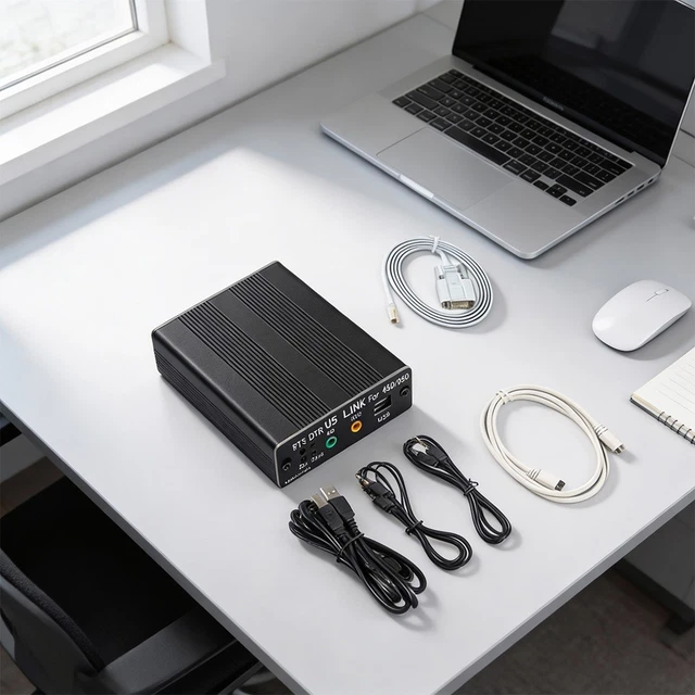 USB TO DB9 CAT Cable Adapter for YAESU Radios and Play No Power Needed ...