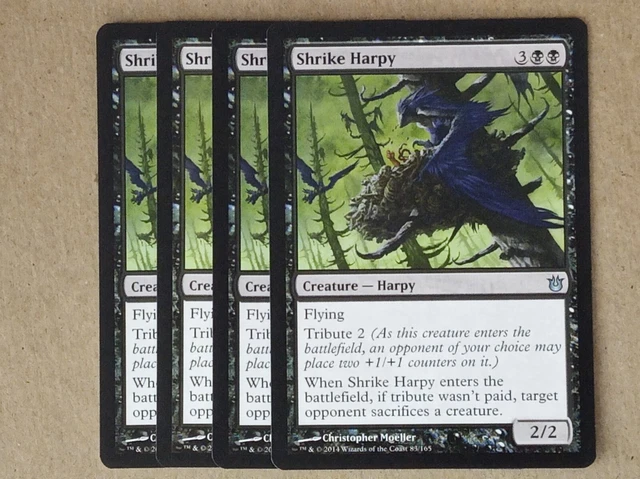 MTG CARD - 4 x Shrike Harpy - Unco - Born of the Gods - NM $0.99 ...
