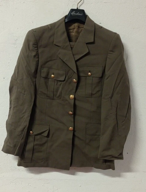 VECCHIA DIVISA UNIFORME Militare Esercito Ufficiale Drop Postww2 ...