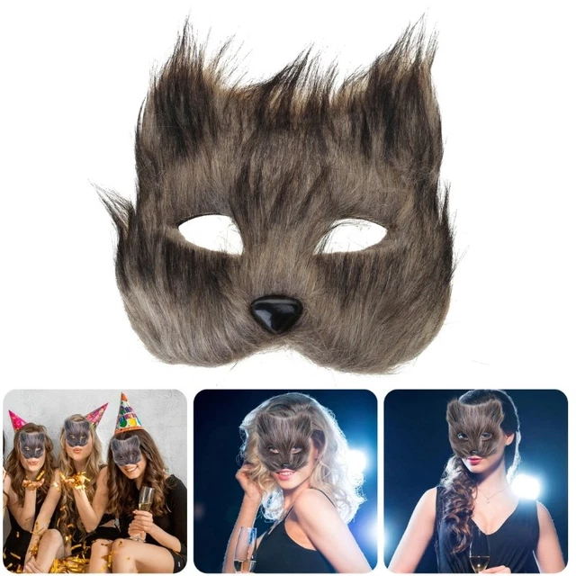 CATS FACE MASK Halloween Animal Cosplay Mask £5.15 - PicClick UK