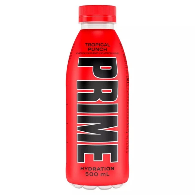 PRIME HYDRATION ENERGY Drink - Tropical Punch, 500ml £7.30 - PicClick UK