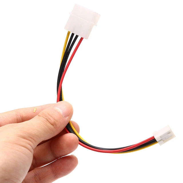 4 PIN MOLEX IDE Male to 4P ATA Female Power Cable to Floppy Drive ...
