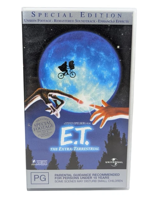ET - THE Extra-Terrestrial Special Edition (VHS, 2002) | PAL | Vintage $14.00 - PicClick AU