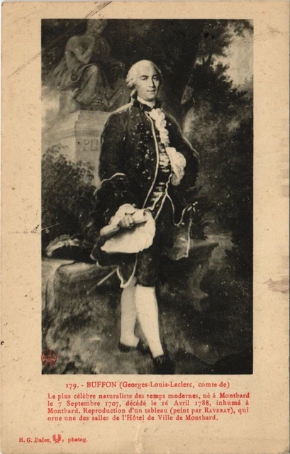 CPA PORTRAIT DE Buffon - GEORGES-Louis Leclerc Comte de (115702) EUR 7 ...