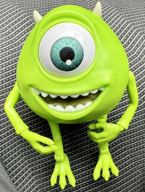 DISNEY PIXAR MONSTERS Inc. Mike Wazowski Posable 4” Jointed Action ...
