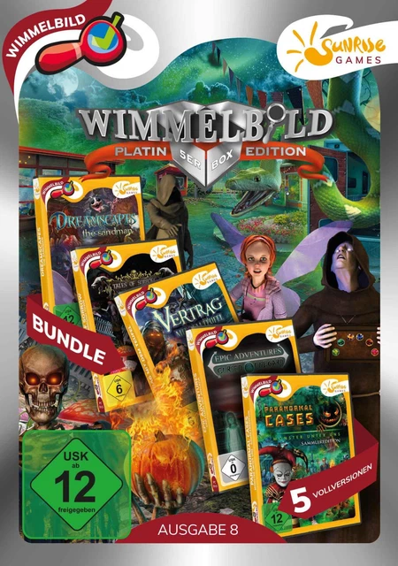 WIMMELBILD 5ER BUNDLE Platin Edition Vol 8 Sunrise Games PC Spiel Neu ...