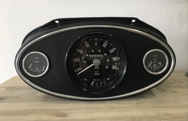 CLASSIC MINI CENTRE BINNACLE SMITHS SPEEDO SPEEDOMETER , Restored £189. ...