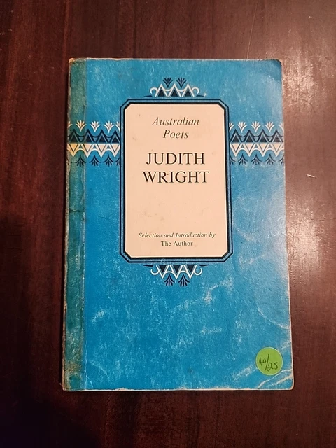 AUSTRALIAN POETS JUDITH Wright Selected Poems Vintage 1965 Edition PB Poetry £6.76 - PicClick UK