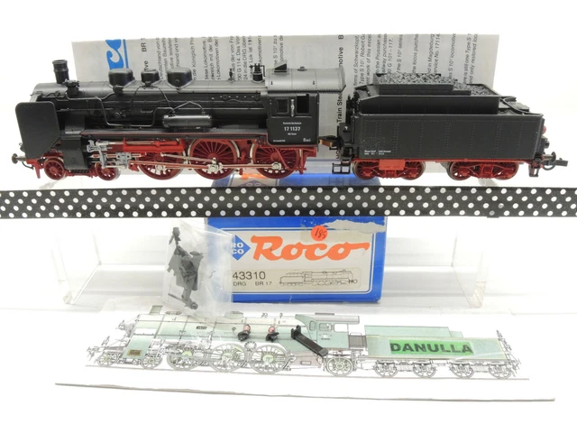 ROCO 43310 HO Dampflok,Schlepptenderlok BR 17 1137 DRG RAUCH OVP (185 ...