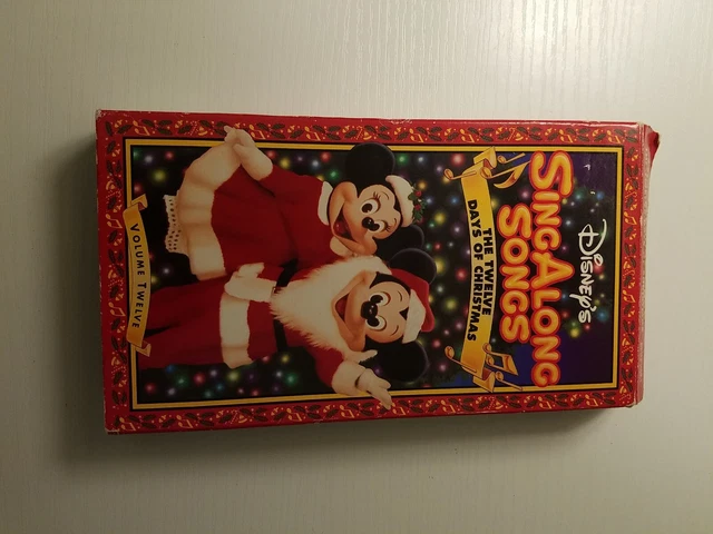 DISNEY - SING Along Songs: The Twelve Days Of Christmas - Vol. 12 Vhs ...