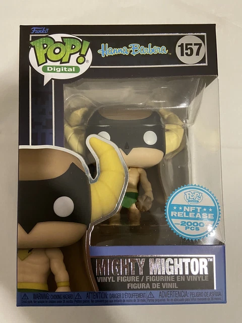 FUNKO POP! DIGITAL #157 Hanna-Barbera Mighty Mightor Legendary LE 2000 ...