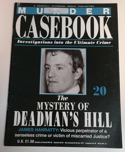 MAGAZINE - MURDER Casebook Issue #20 Deadman's Hill Marshall Cavendish ...