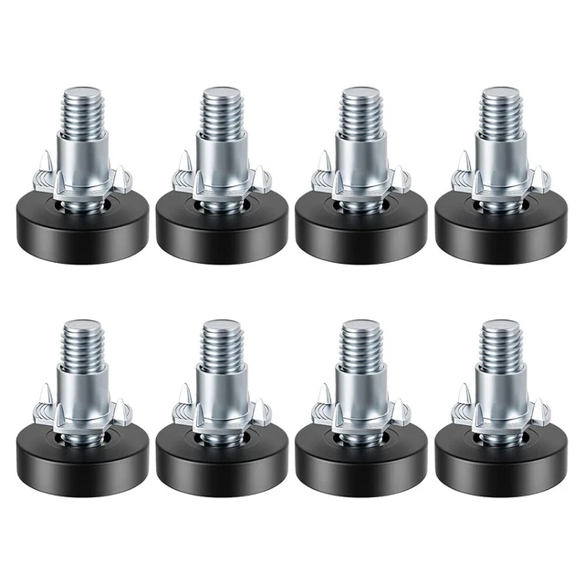 EASY INSTALLATION AND Adjustable Leveling with Screw In Furniture Feet ...