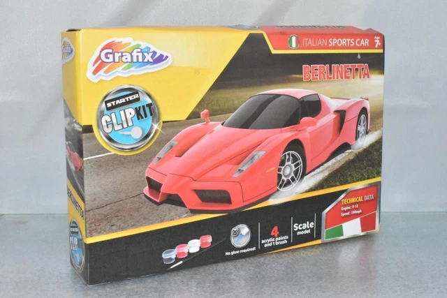 GRAFIX BERLINETTA ITALIAN Sports Car Plastic Model Kit Unused EUR 7,74 ...